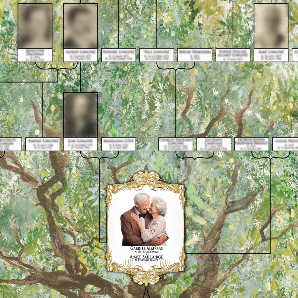 Custom Family Tree Printable | Personalized Ancestry Chart PDF & JPG
